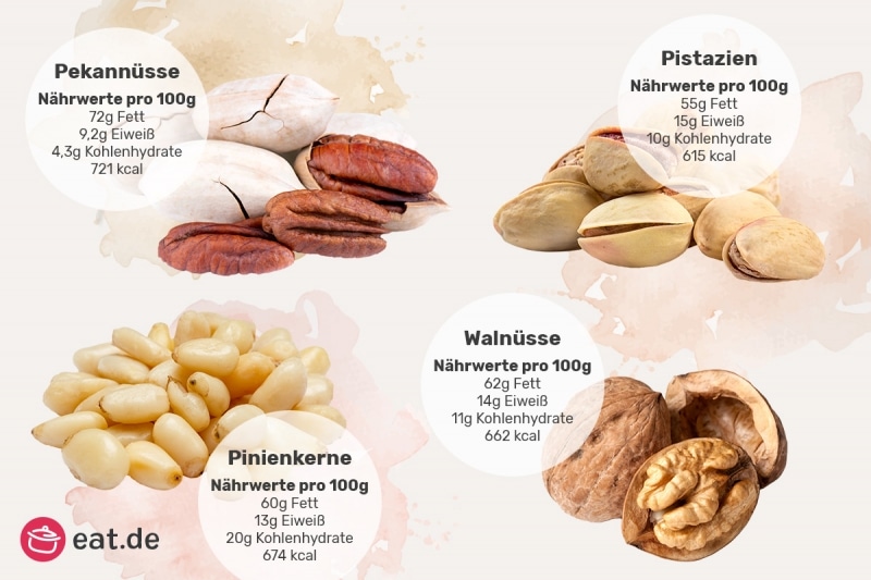 12 Nussarten von A-Z: Welche Sorten Nüsse gibt es? - eat.de