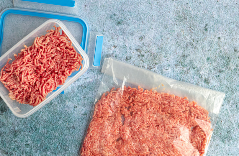Hackfleisch perfekt einfrieren in 4 Schritten