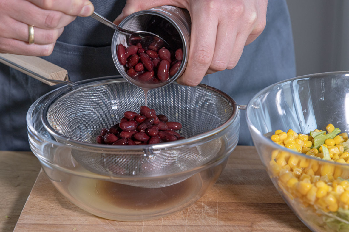 Einfacher Taccosalat mit Schmand | Rezept