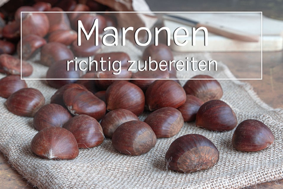 Maronen zubereiten - So einfach geht's!