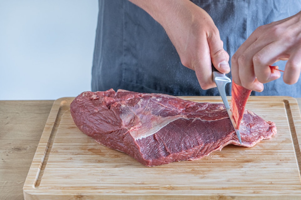 Rindertafelspitz im Ganzen grillen: Gegrillter Tafelspitz | Rezept