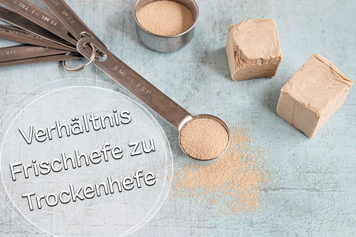 Wie viel Trockenhefe entspricht einem Würfel Hefe?