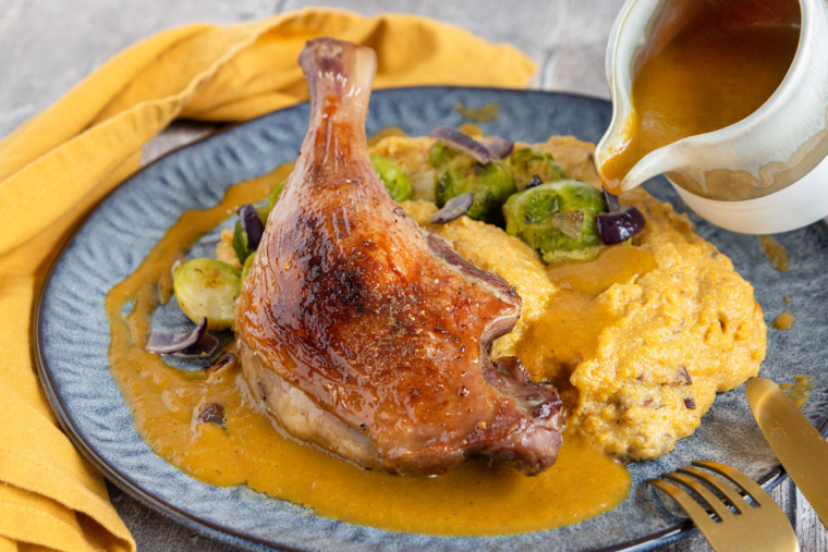 Ente im Backofen: bei wie viel Grad braten?