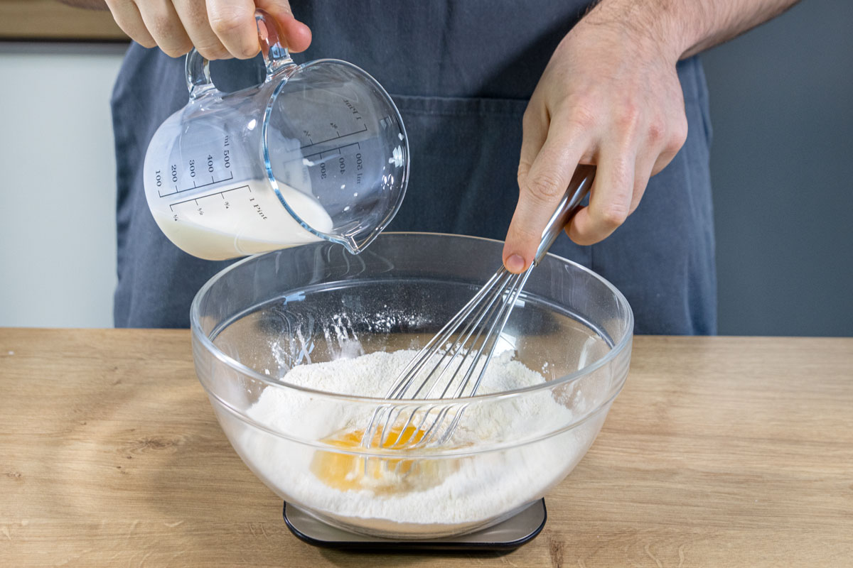 Süßes Raclette mit Pancake-Pfännchen