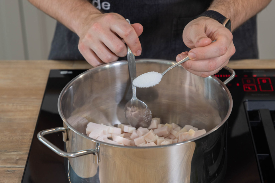 Schweineschmalz selber machen | Rezept