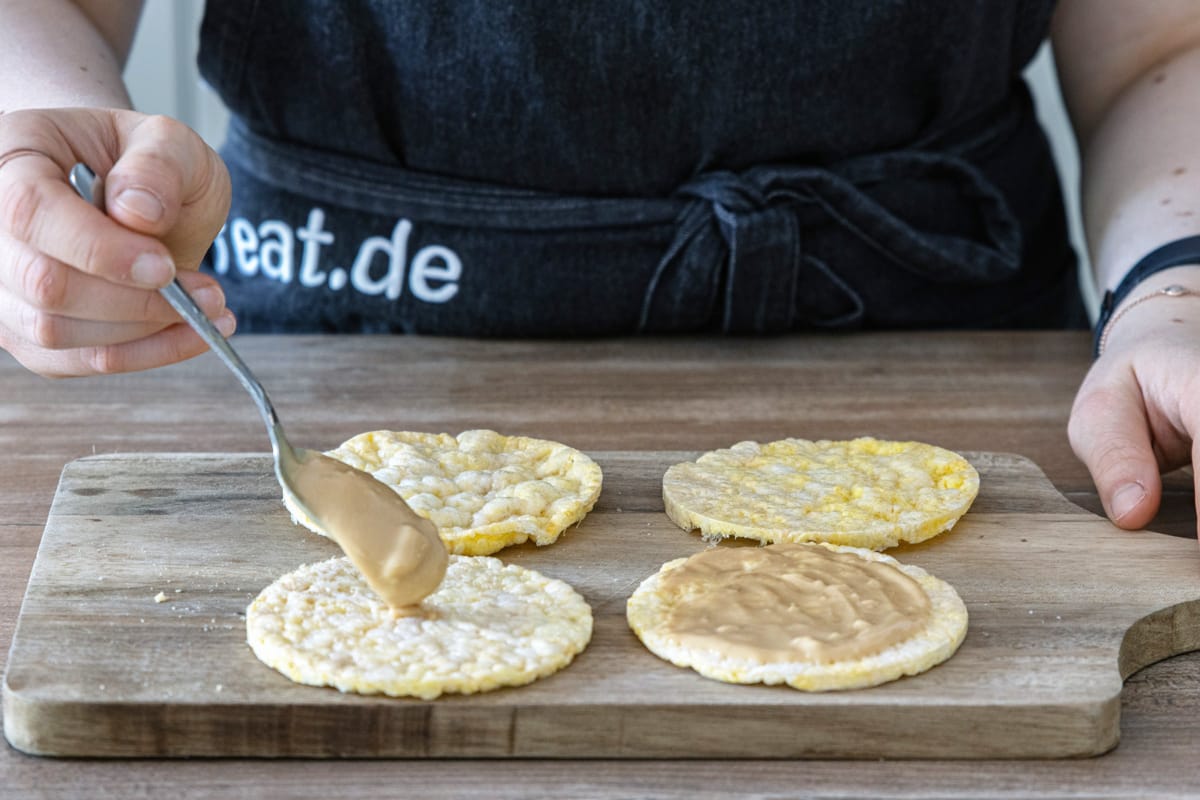 Reiswaffel-Snacks mit 3 Toppings I Rezept - eat.de