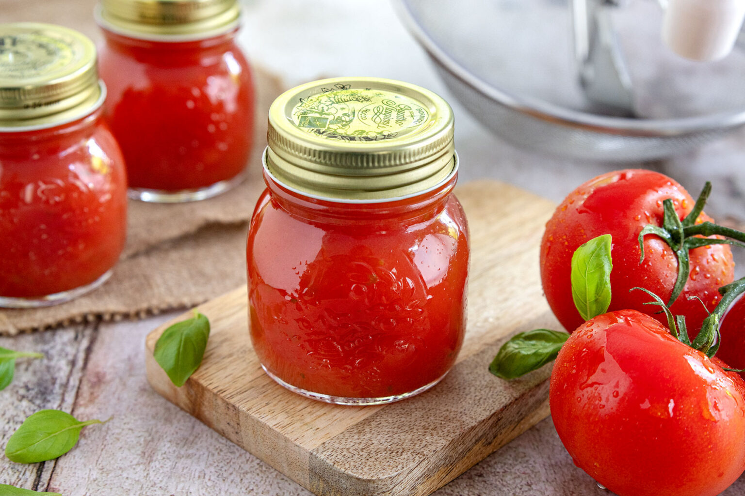 Tomatensosse Passierte Tomaten