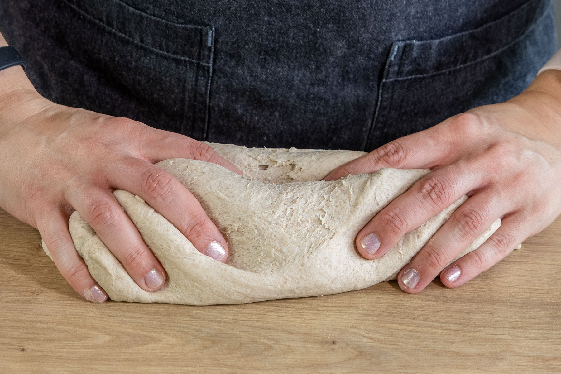 Vegetarisches Handbrot