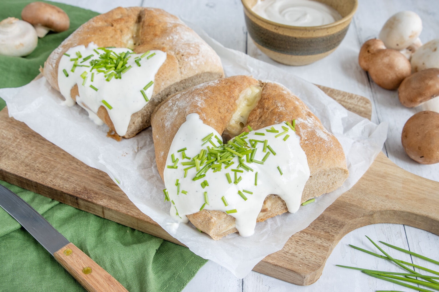 Vegetarisches Handbrot | Rezept - eat.de