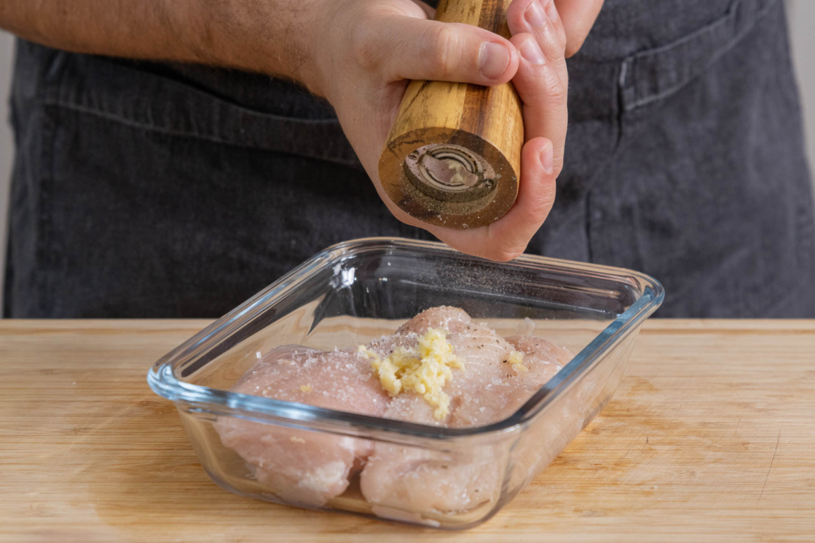Hähnchenbrust marinieren mit schneller Marinade