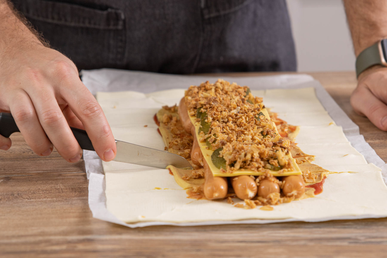 Hot Dog Strudel