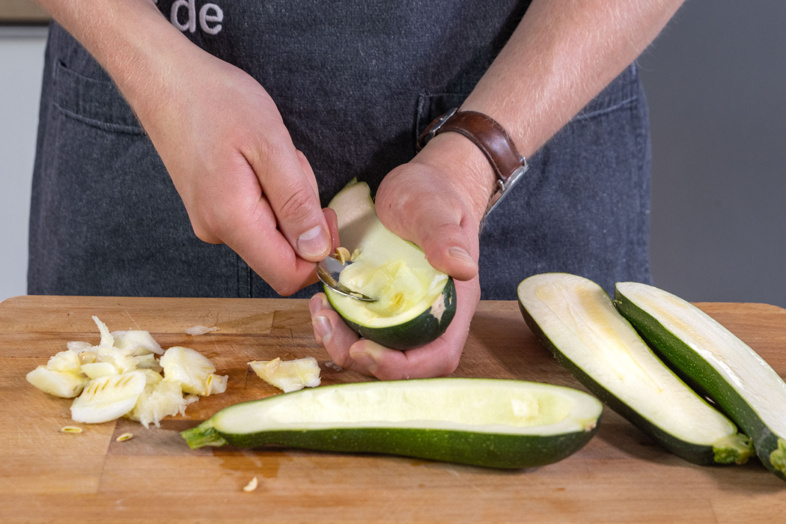 Grosse Zucchini Verarbeiten