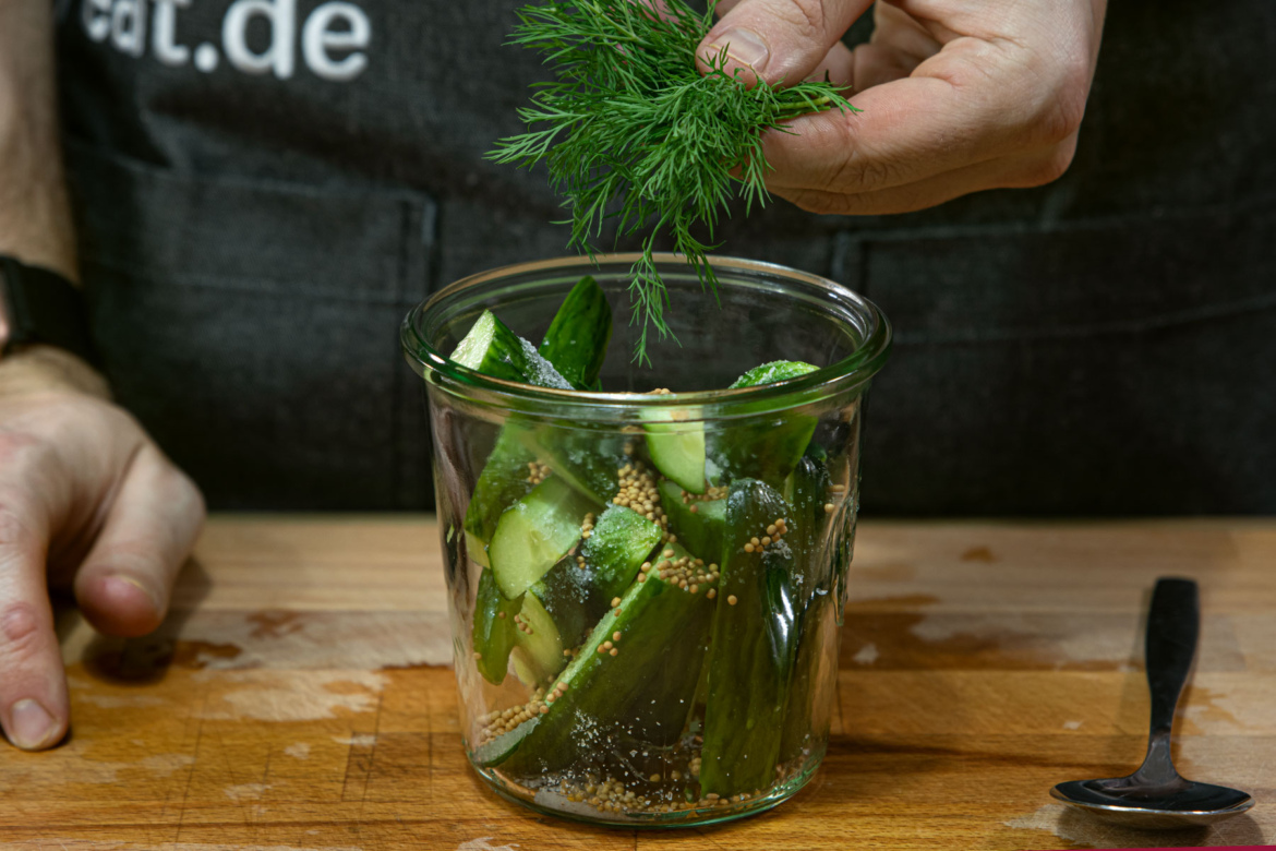 Gurken einkochen im Backofen | Rezept