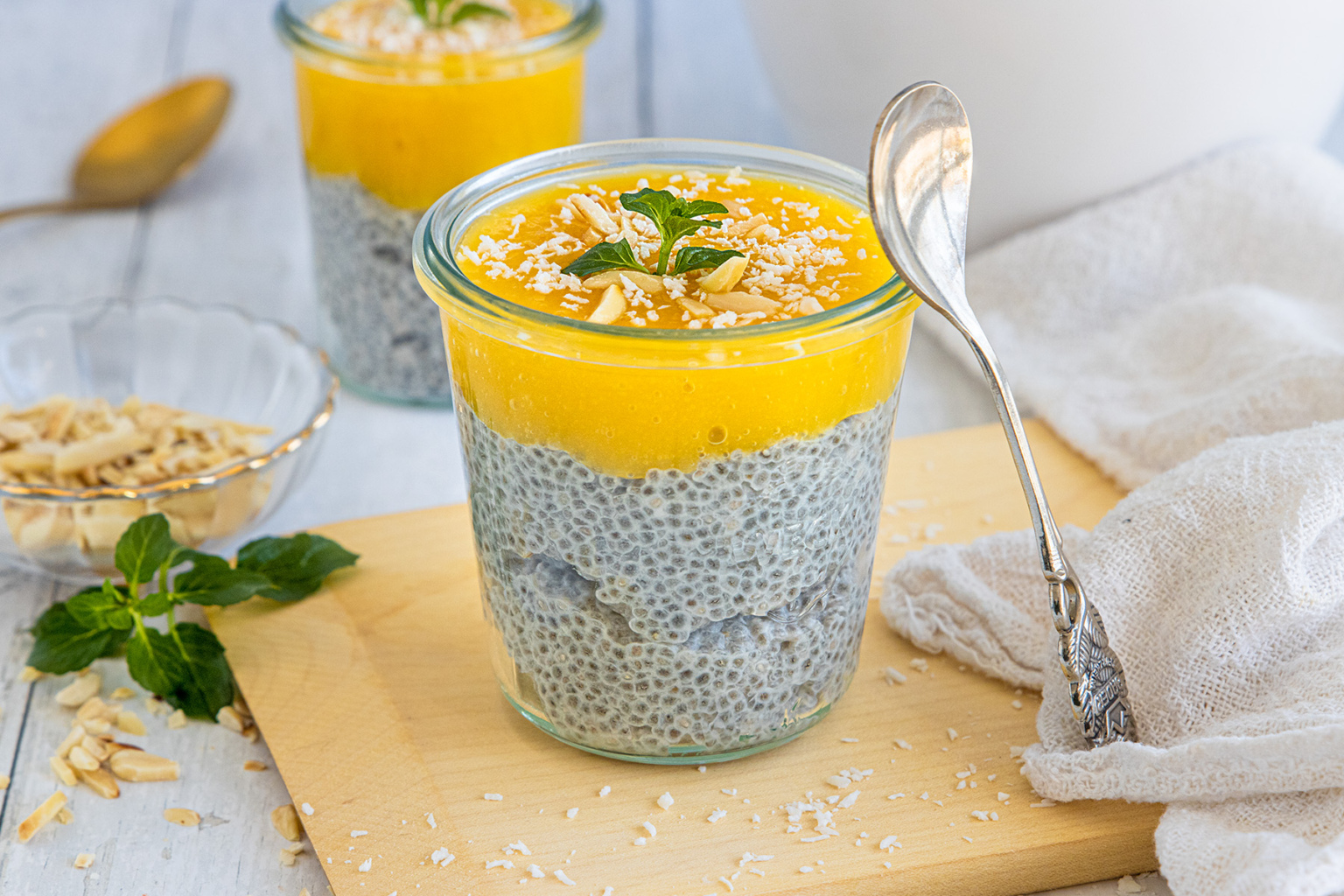 Chia-Pudding Grundrezept: schnell & cremig