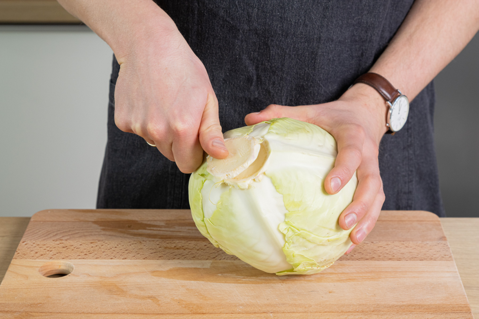 Kohlrouladen mit brauner Soße