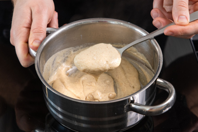 Mehlschwitze mit Milch