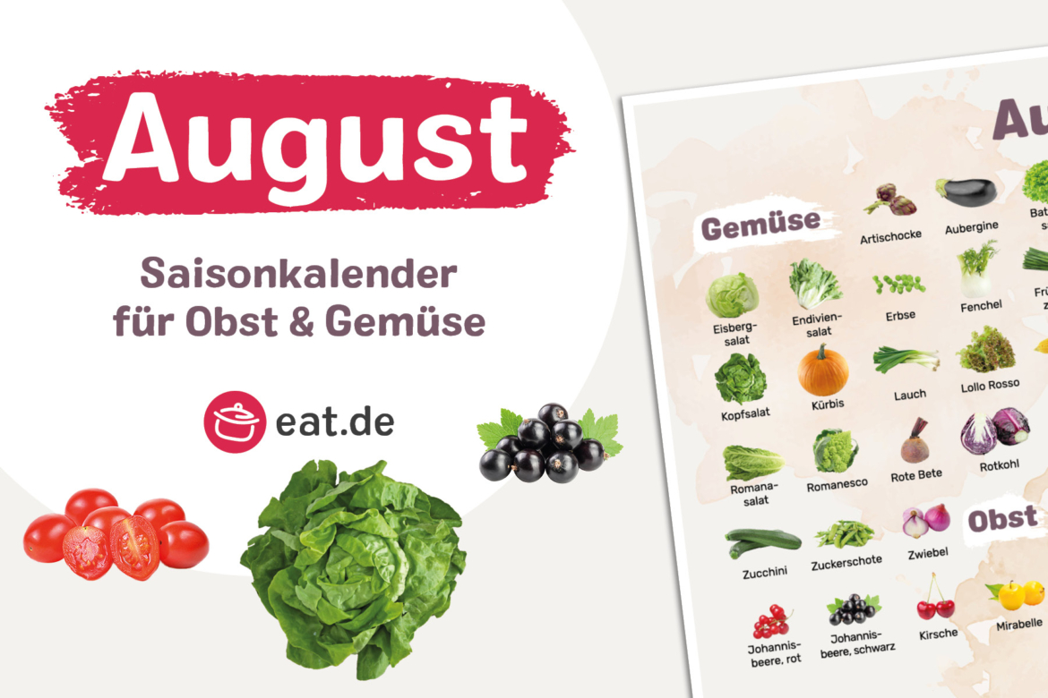 Saisonkalender Juli für Obst und Gemüse