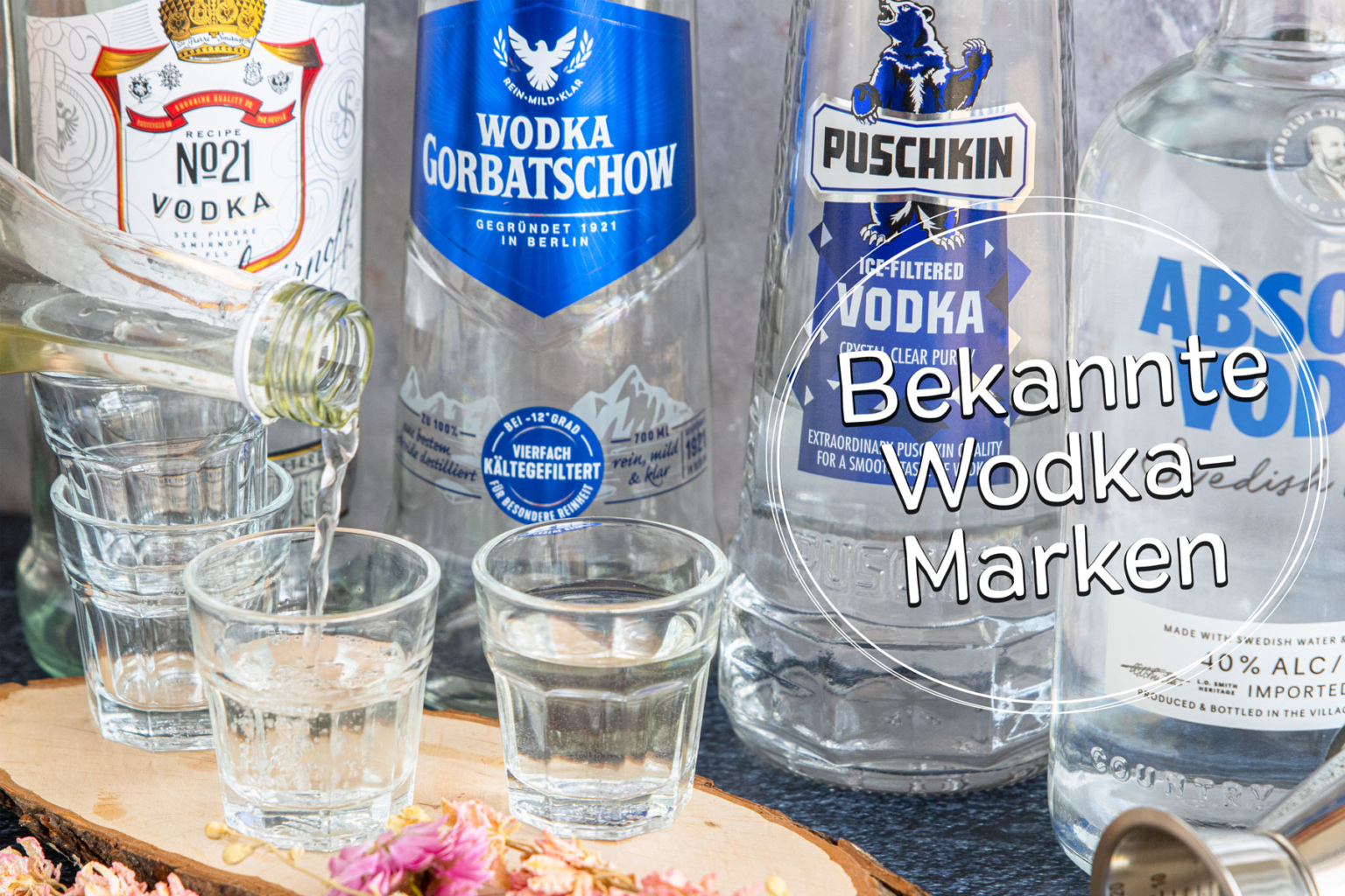 Die 39 bekanntesten Wodka-Marken und Sorten