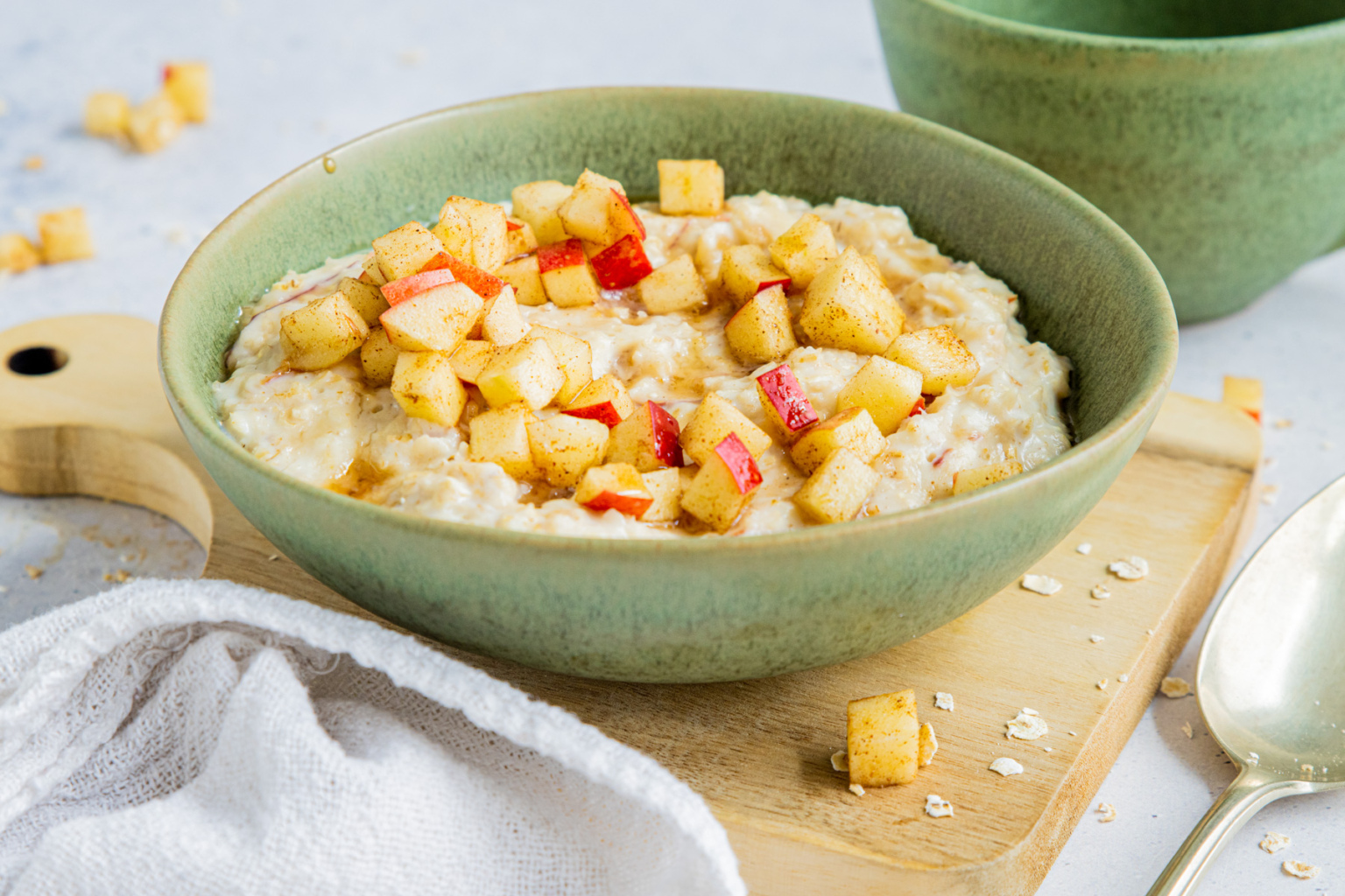 Apfel-Zimt-Porridge | Rezept- eat.de