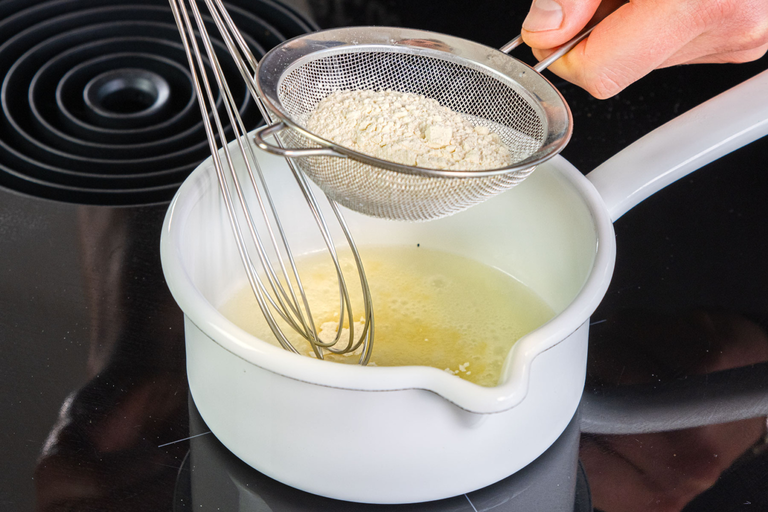 Mehlschwitze mit Öl