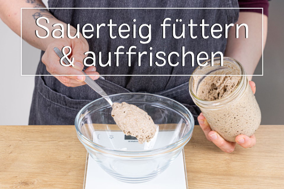 Sauerteig füttern und auffrischen: wir zeigen wie