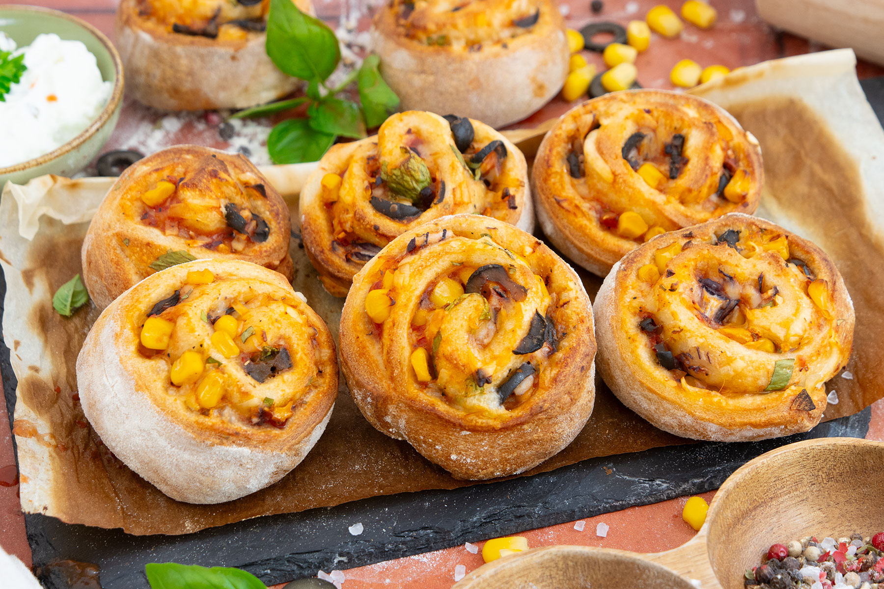 Pizzaschnecken-Rezepte: das schnelle Fingerfood