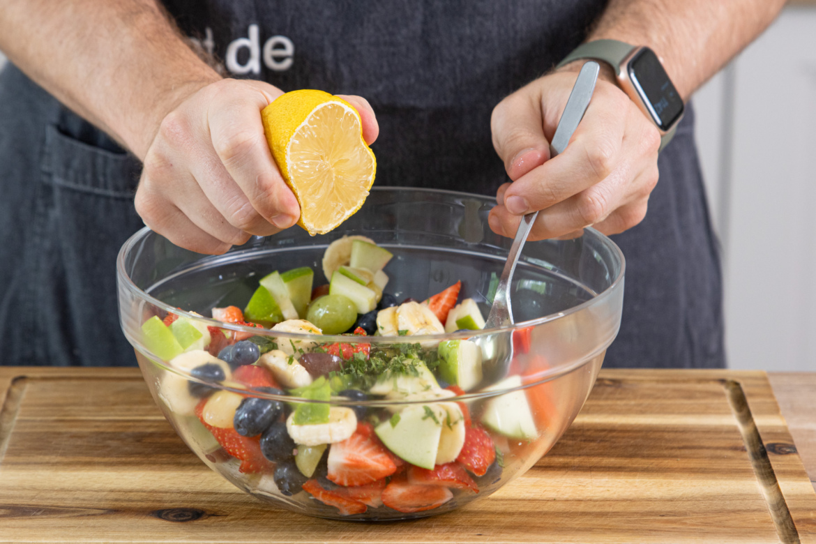 Obstsalat-Dressing ganz klassisch
