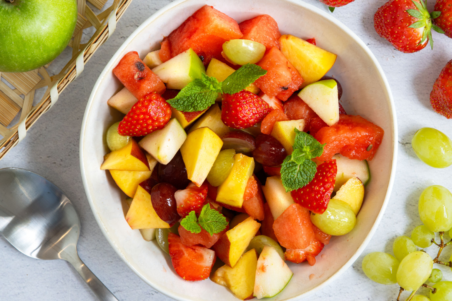 Obstsalat: schnelles Rezept