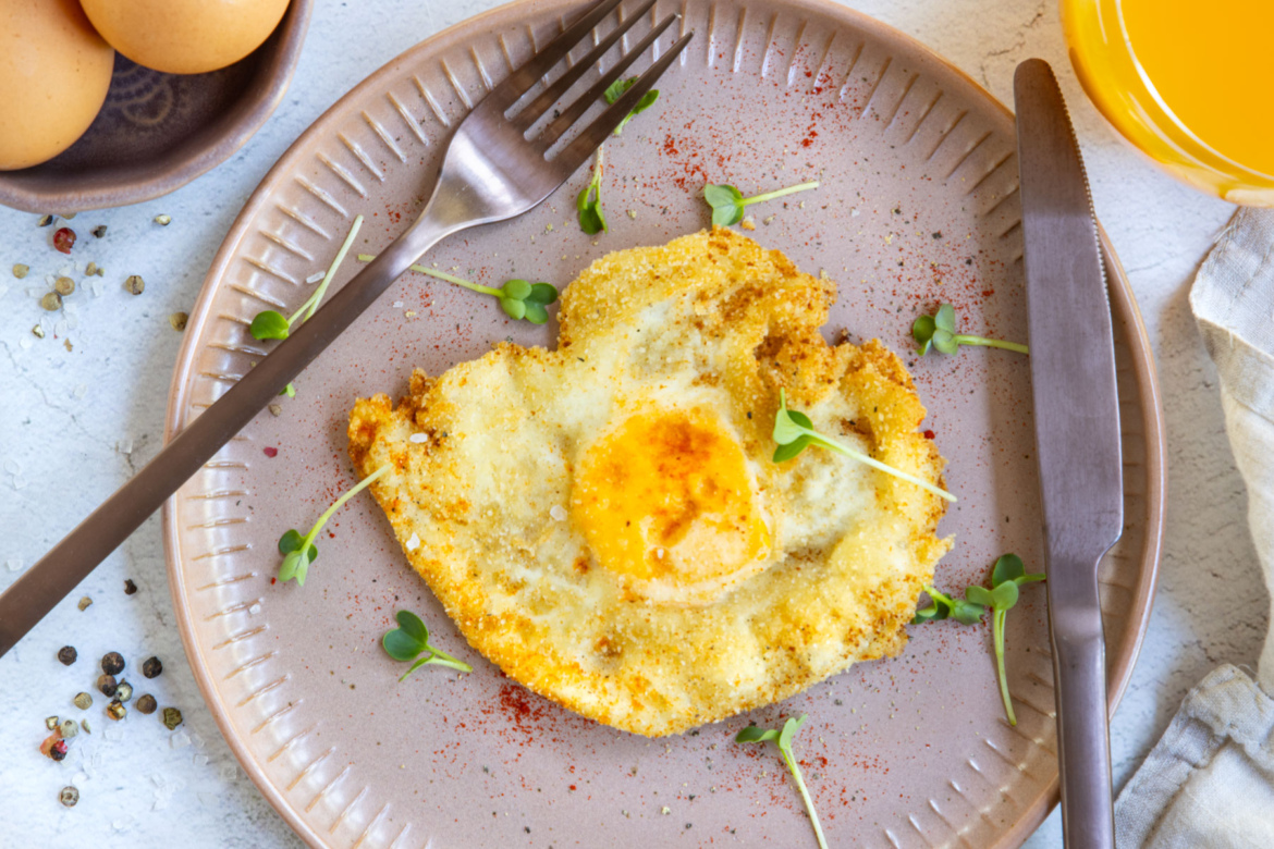 Paniertes Spiegelei | Rezept