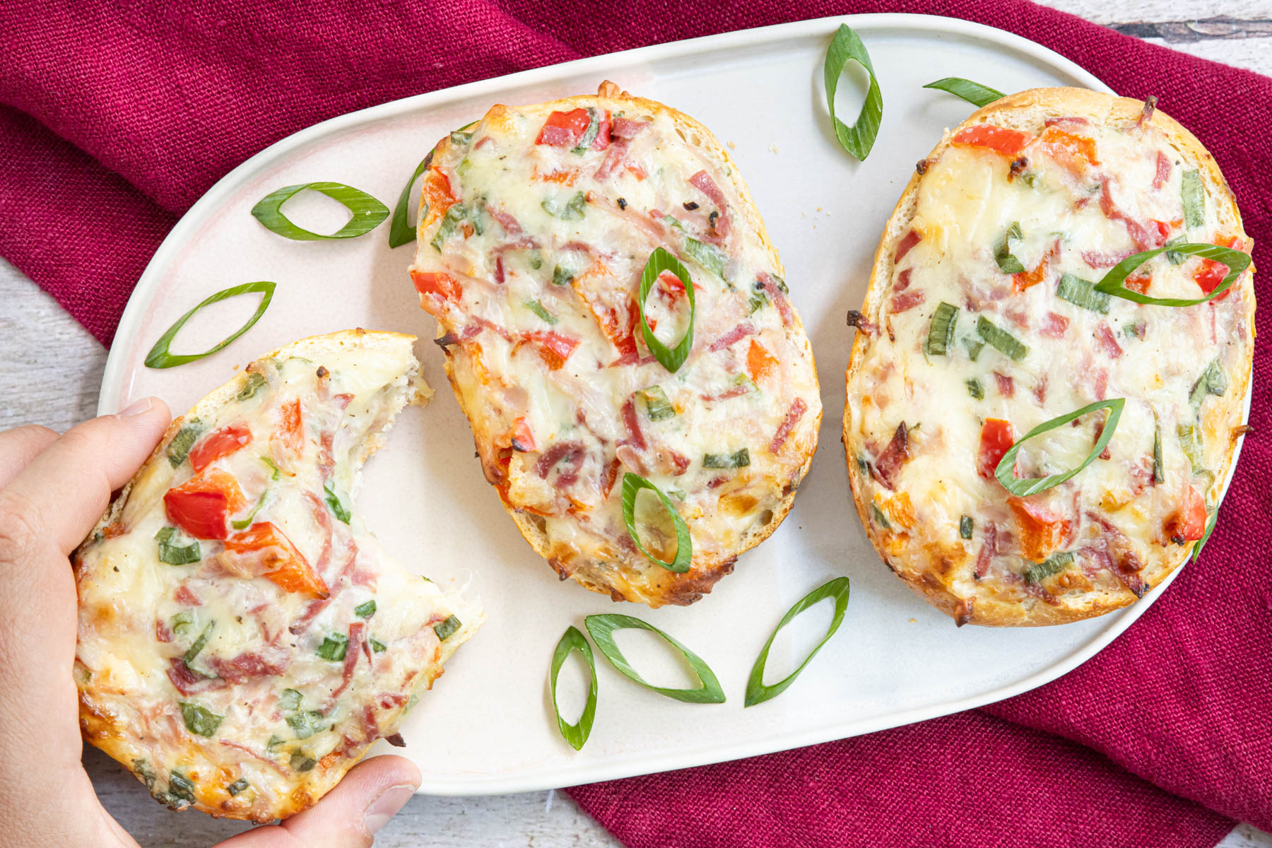 Leckeres Fingerfood: Pizzabrötchen