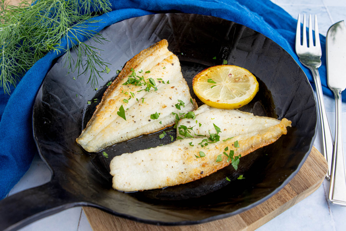 Gebratenes Schollenfilet | Rezept