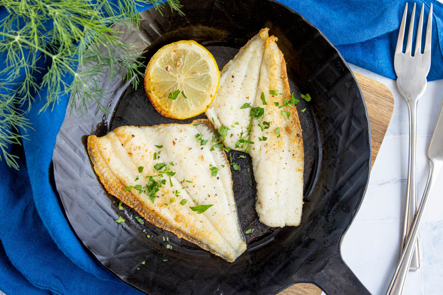 Gebratenes Schollenfilet | Rezept - eat.de