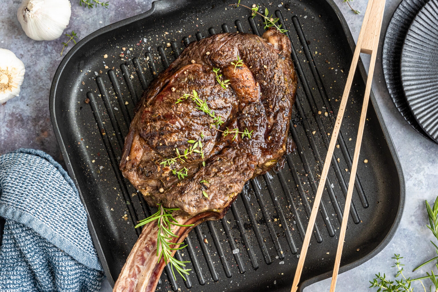 Tomahawk Steak sous vide garen | Rezept- eat.de