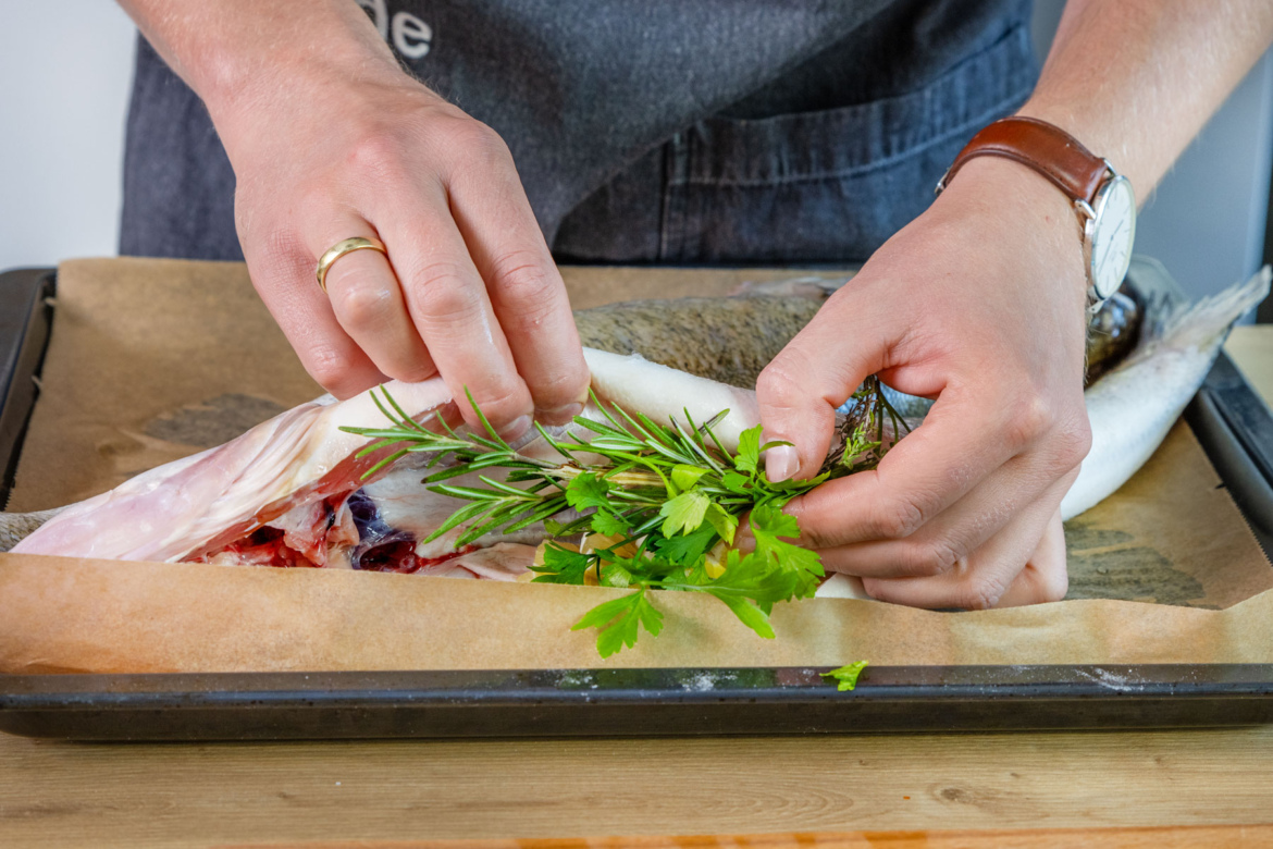 Zander aus dem Ofen | Rezept