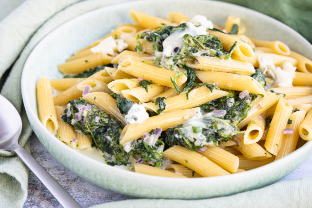 Frischer Spinat Gorgonzola Sosse Rezept