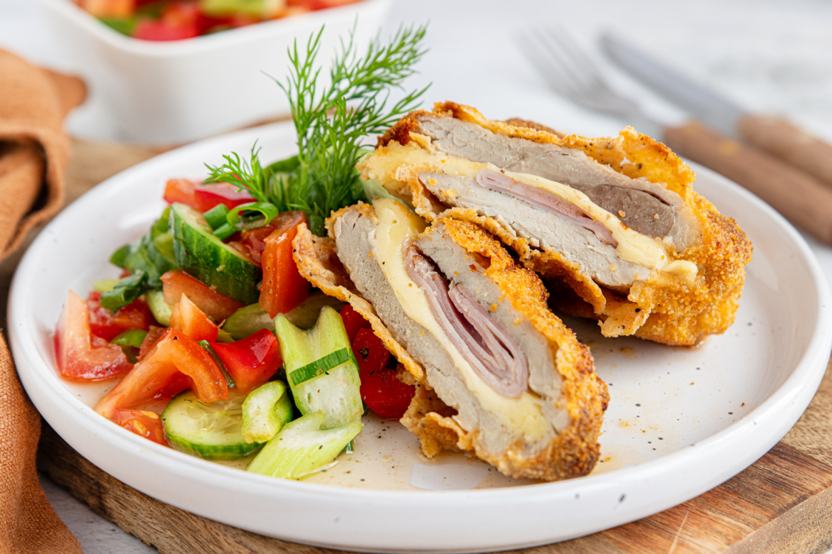 Cordon Bleu aus der Heißluftfritteuse