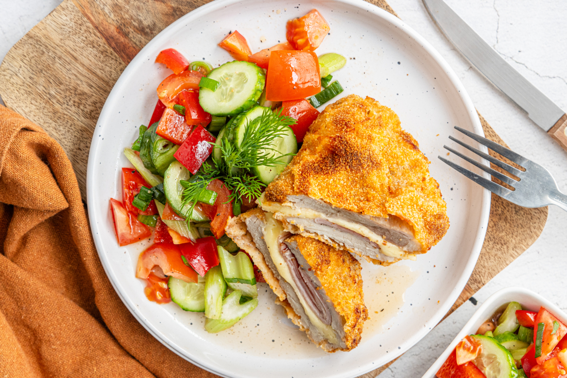 Cordon Bleu aus der Heißluftfritteuse