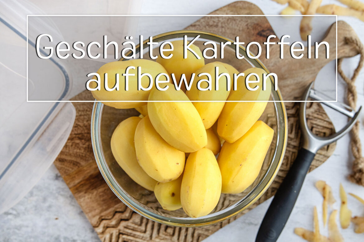 Geschalte Rohe Kartoffeln Aufbewahren
