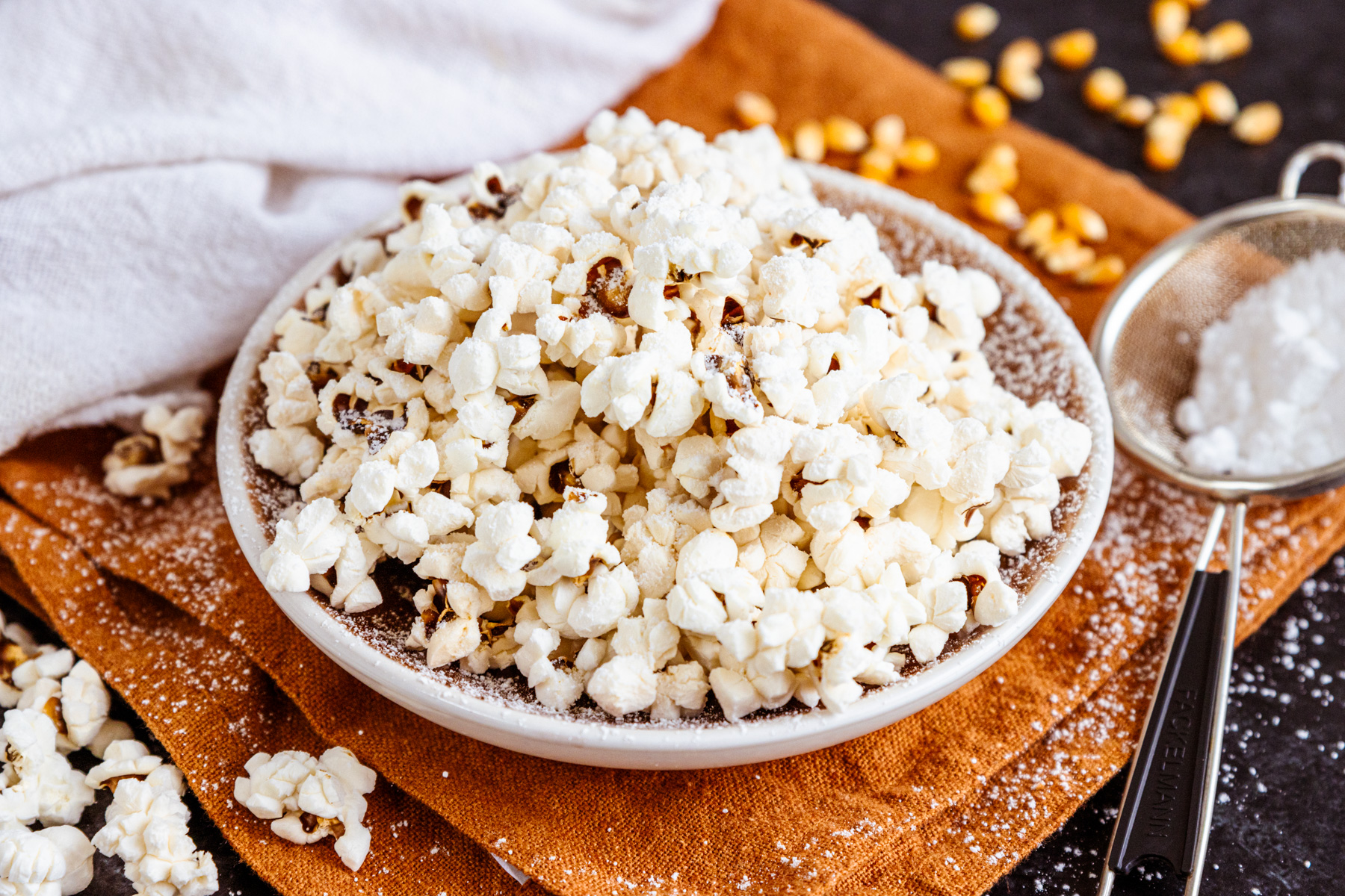 Popcorn in der Heißluftfritteuse