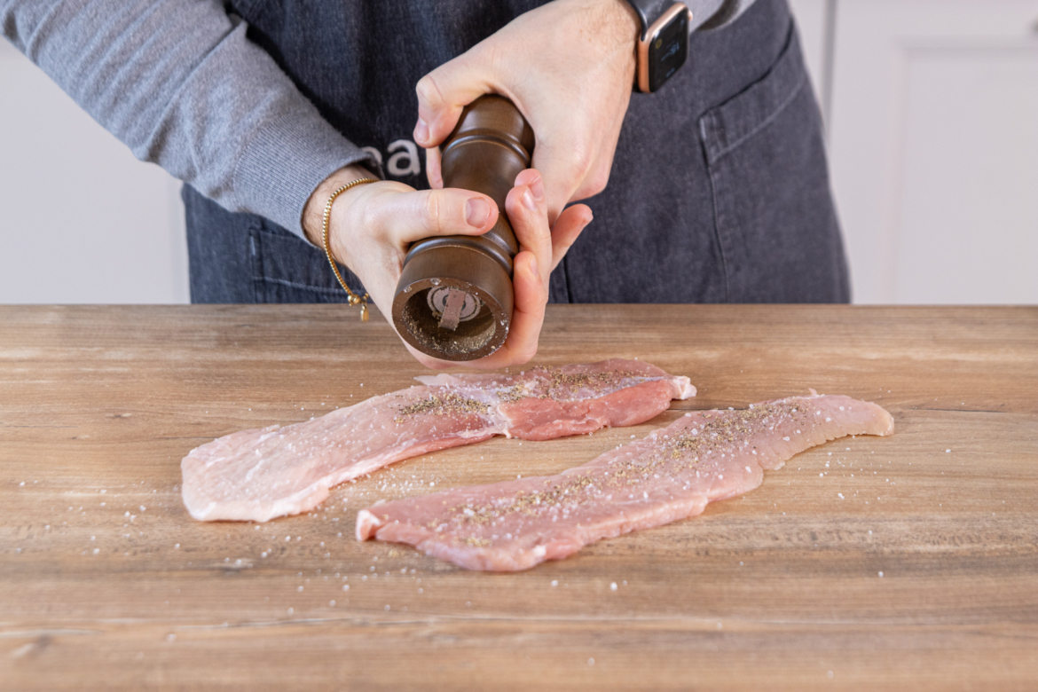 Schnitzel aus der Heißluftfritteuse