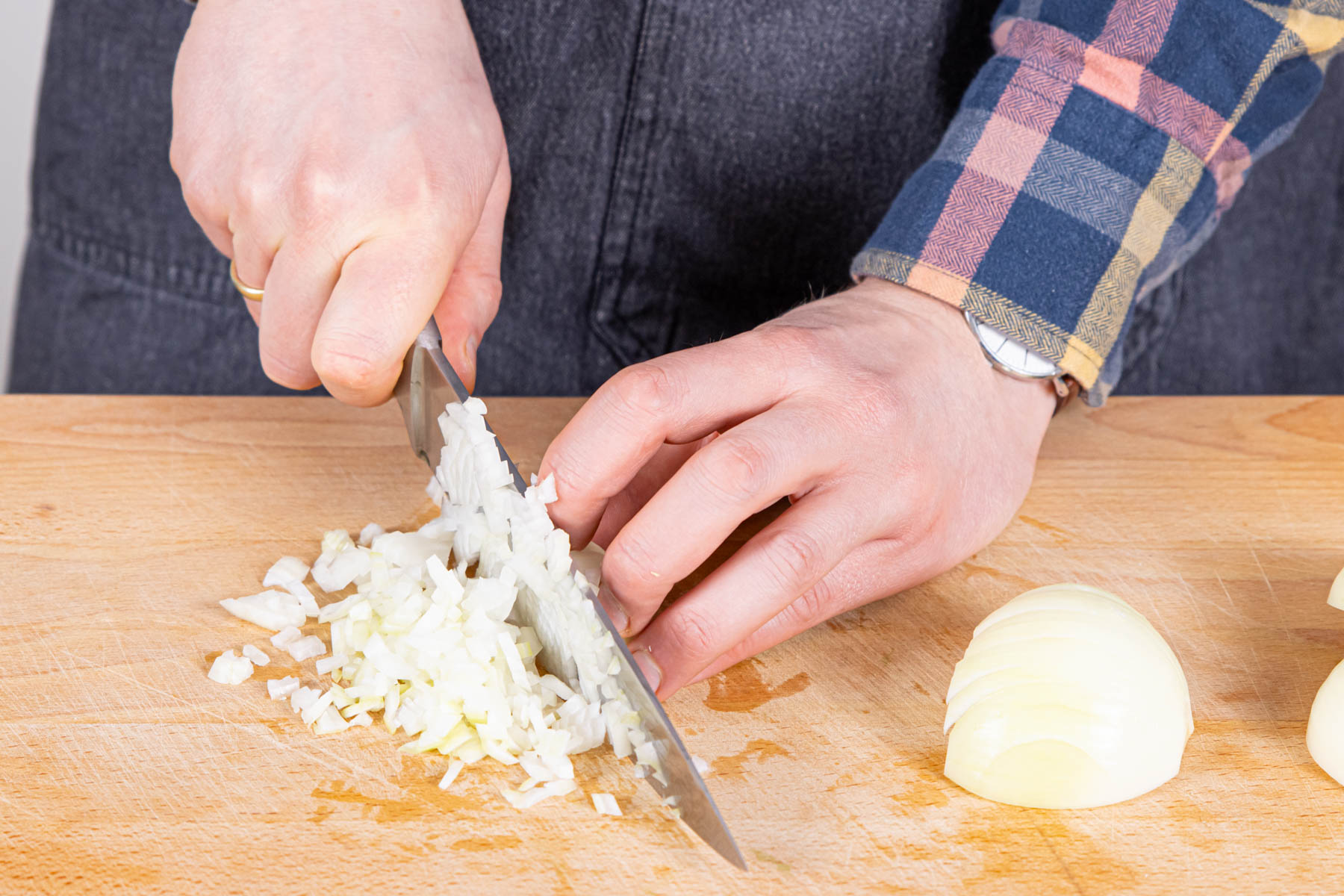 Gulasch halb und halb | Rezept