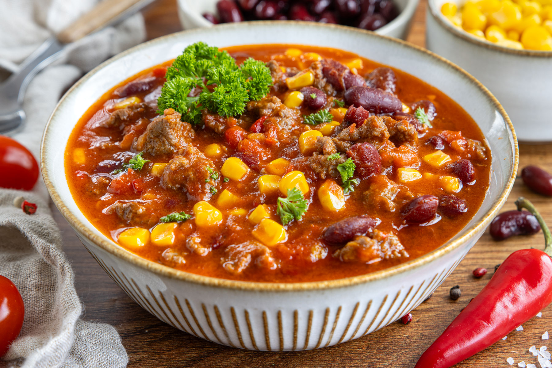 Chili con Carne Rezept in nur 40 Minuten: schnell & einfach