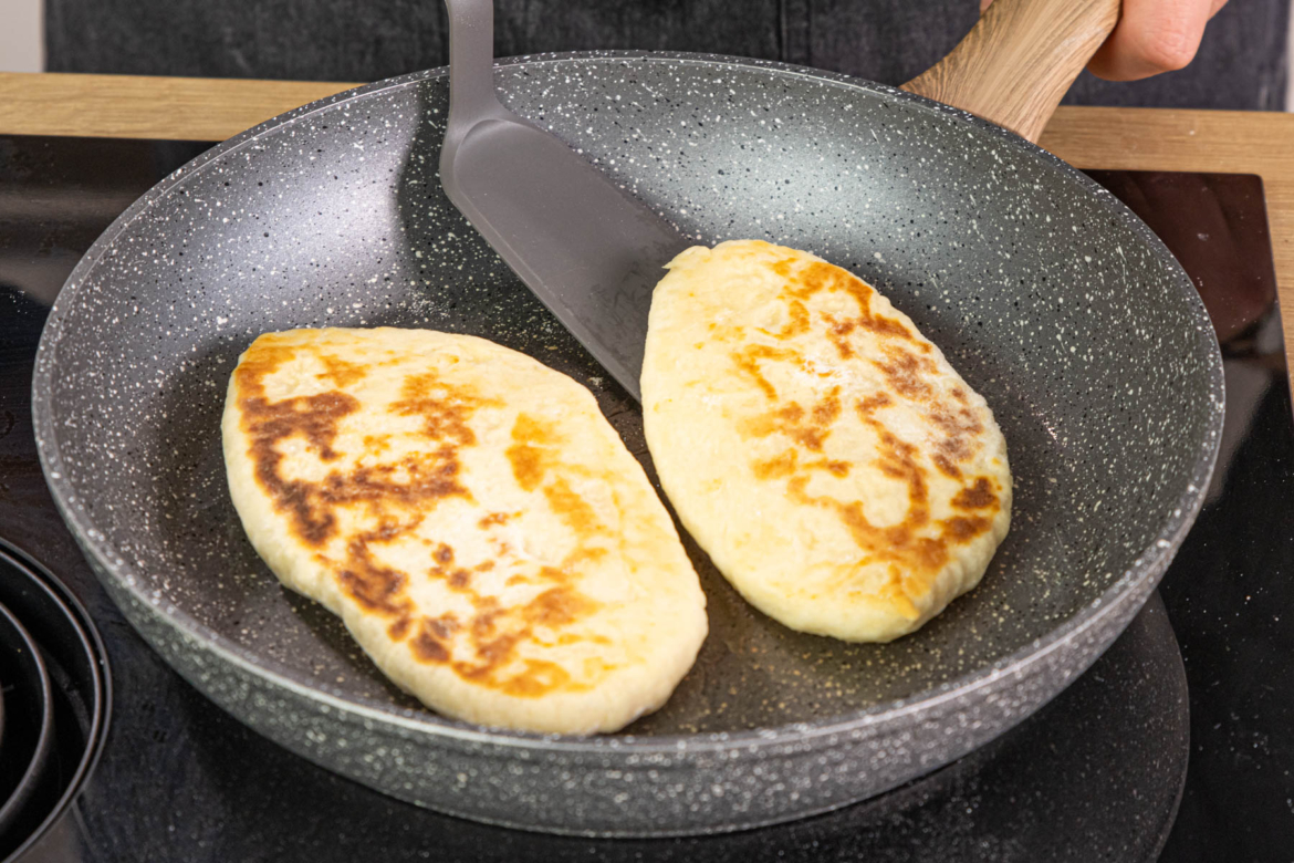 Schnelles Naan Brot ohne Hefe | Rezept