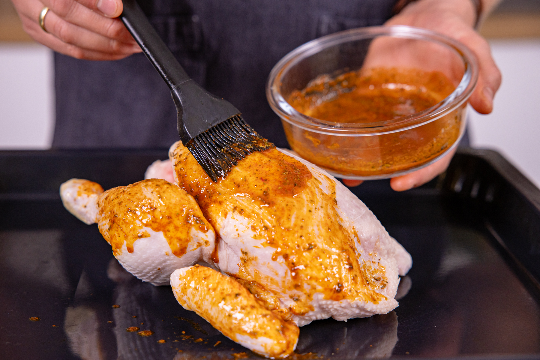 Knuspriges Grillhendl | Rezept