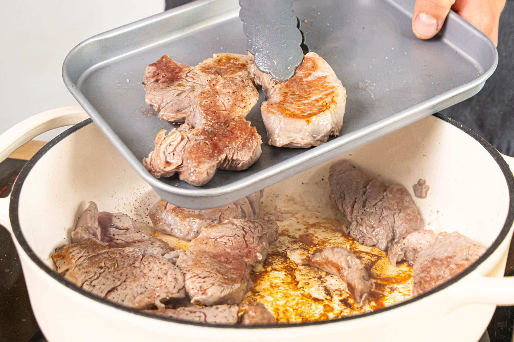 Lendentopf in cremiger Sahne-Soße: einfach & lecker