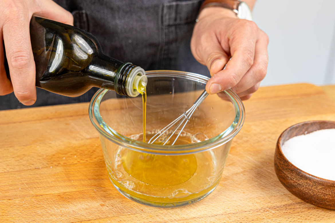 Essig-Öl-Dressing wie beim Italiener | Rezept