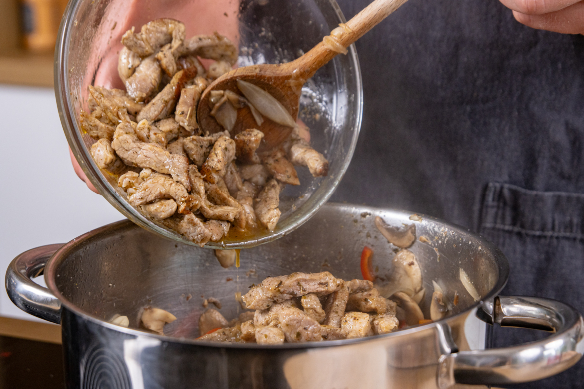 Griechischer Gyros Partytopf