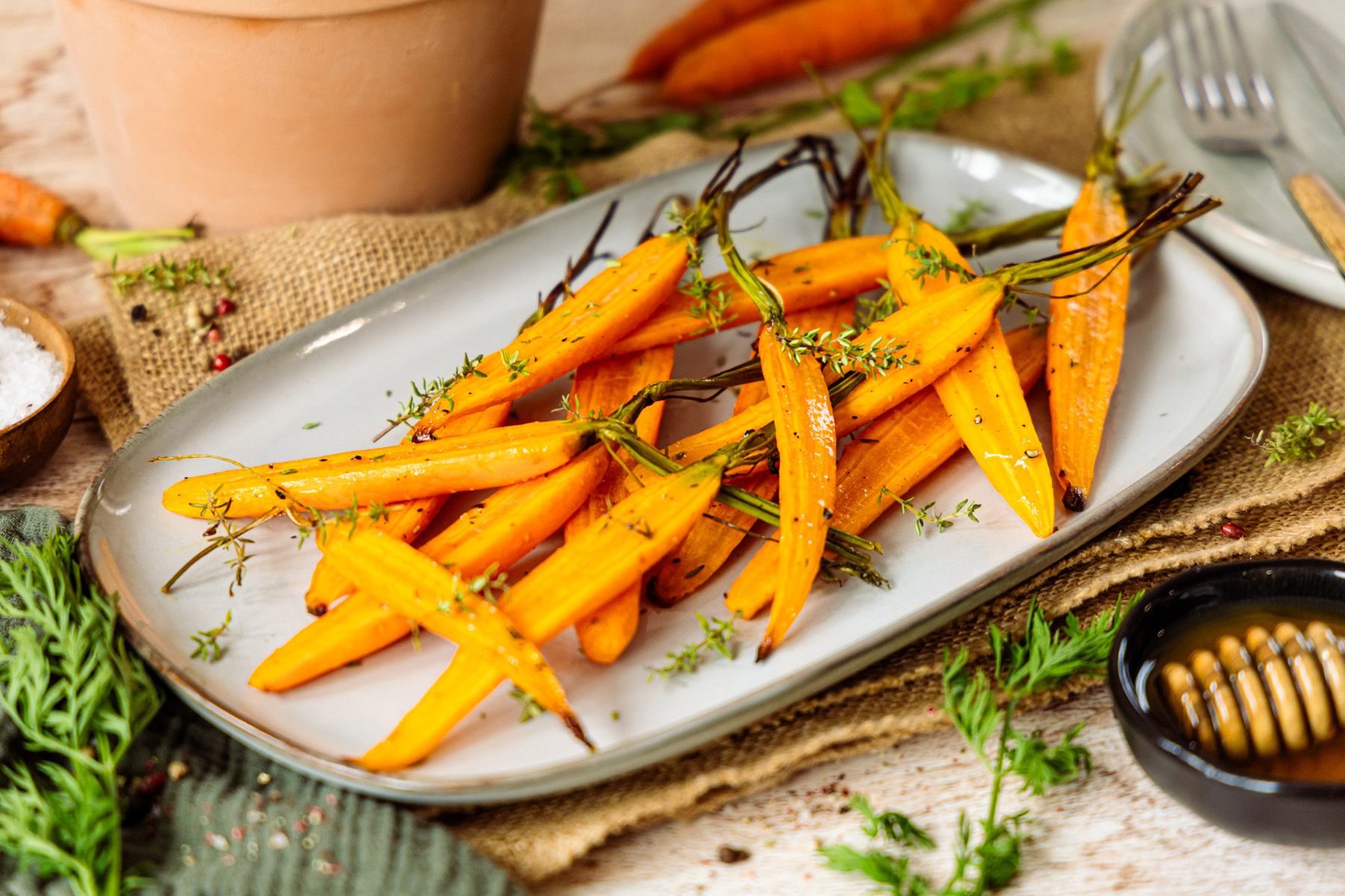 Einfache glasierte Karotten zubereiten | Rezept