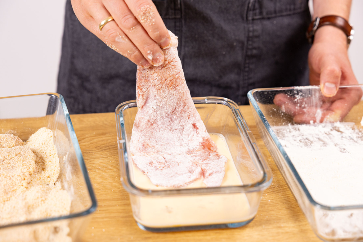 Schweineschnitzel im Backofen