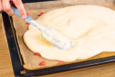 Biskuitrolle mit Muster